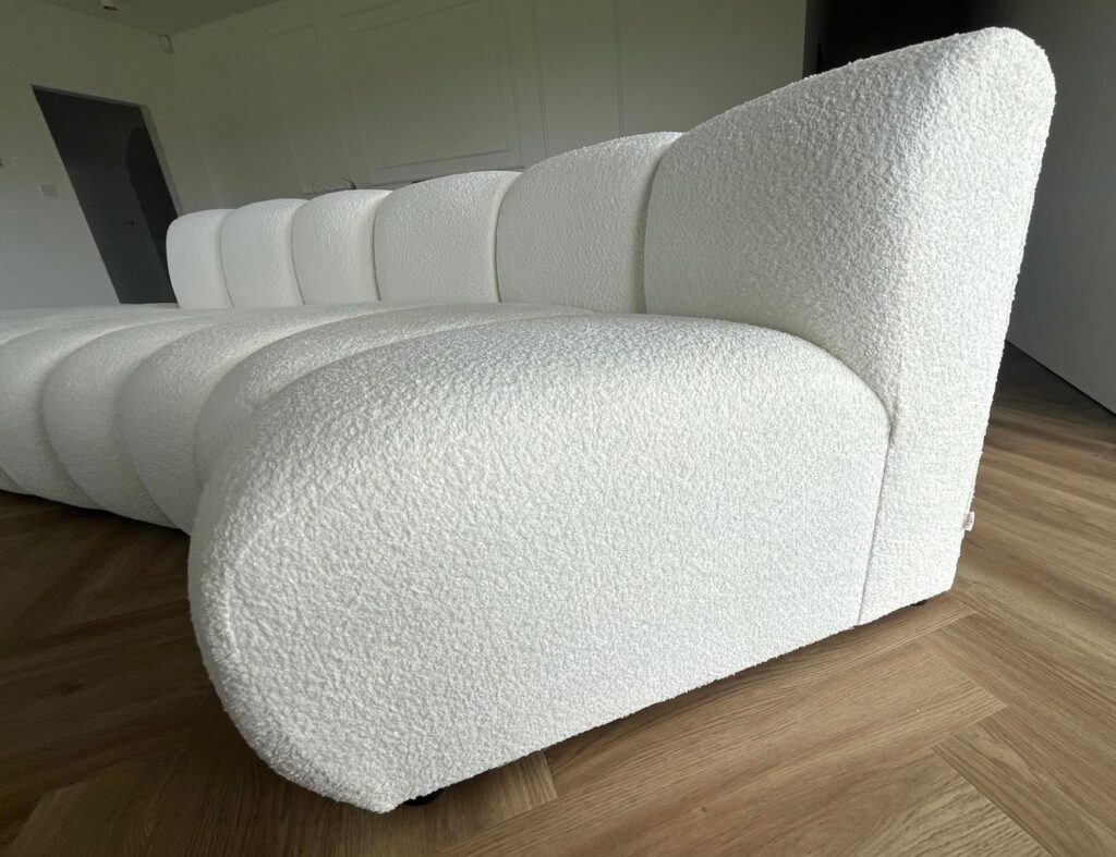 Narożnik róg nowoczesny Plush Boucle - sofa modułowa GRAND - Sklep ...